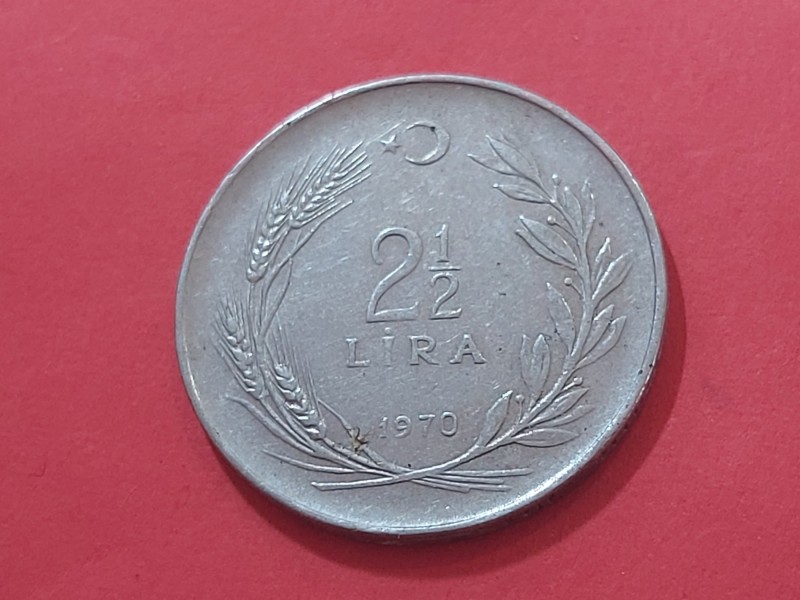 Turska - 2 1/2 lira 1970 god