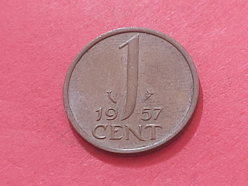 Holandija - 1 cent 1957 god