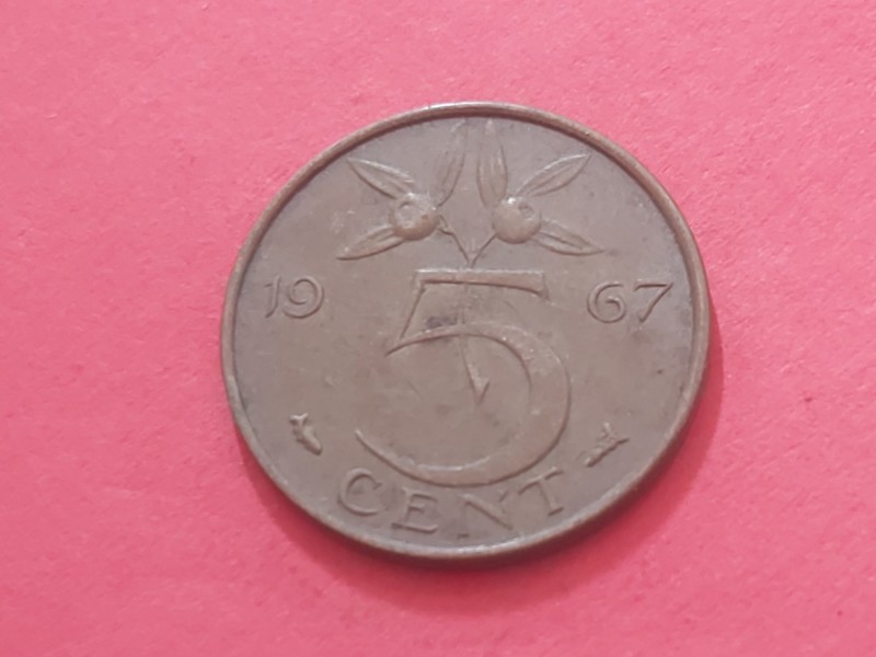 Holandija - 5 cent 1967 god