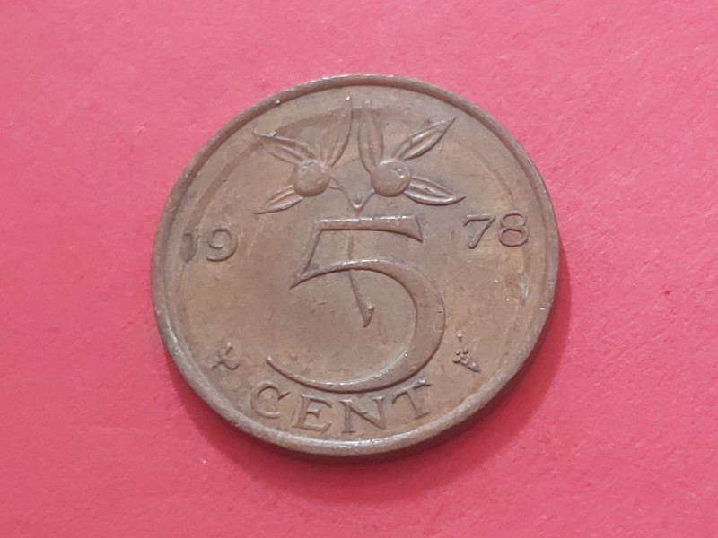 Holandija - 5 cent 1978 god