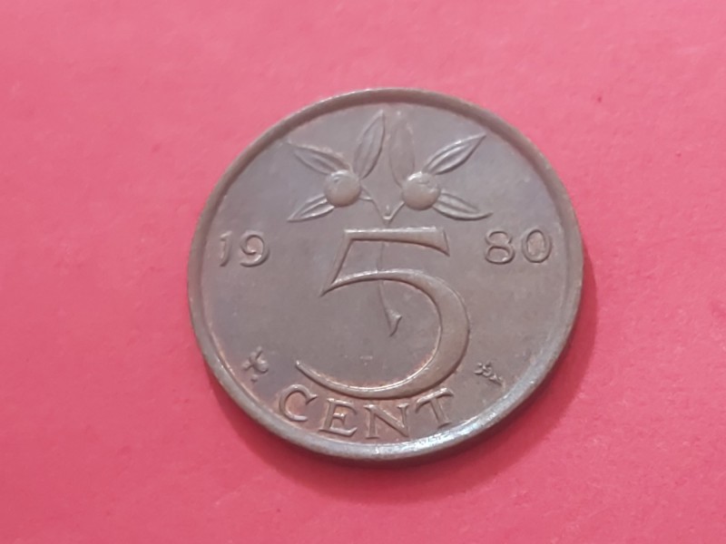 Holandija - 5 cent 1980 god