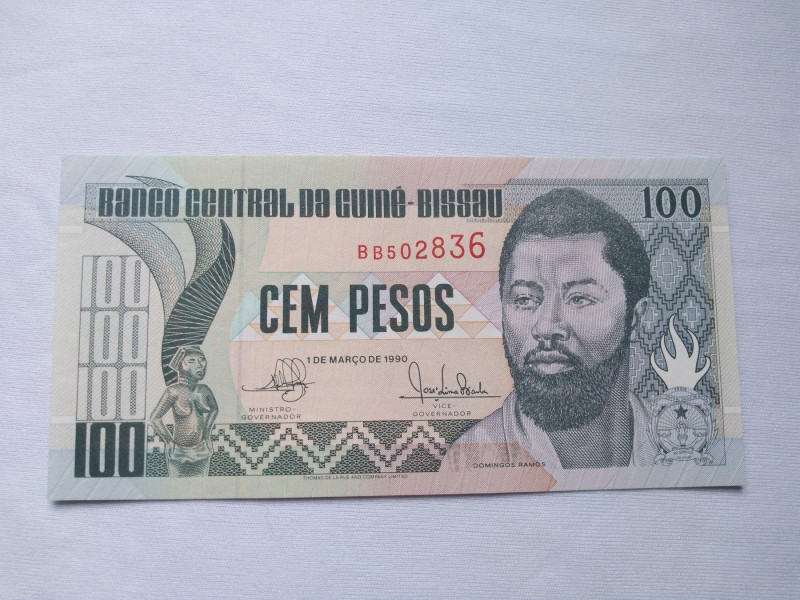 Gvineja Bisao 100 pesos,1990 god. UNC