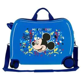 Miki Maus kofer sa točkićima za decu ABS Pink Disney Mickey