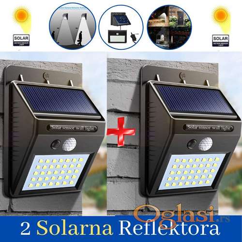 Solarni Led Reflektor 1+1 Gratis