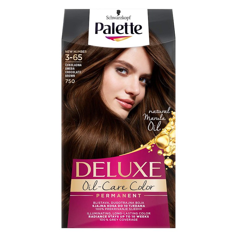 Palette deluxe 750 choco brown boja za kosu Henkel