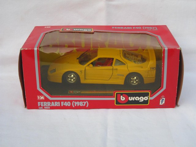 1:24 burago ferrari F40