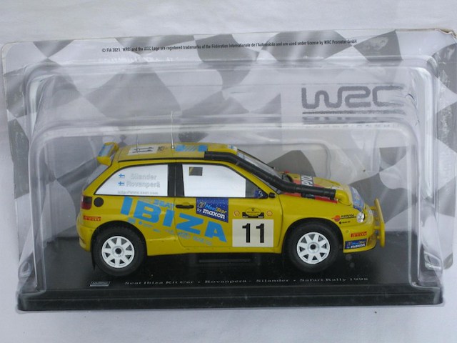 1:24 altaya seat ibiza kit car