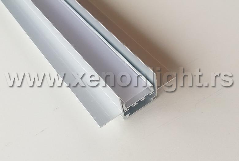 Aluminijumski led profil-Q-6616