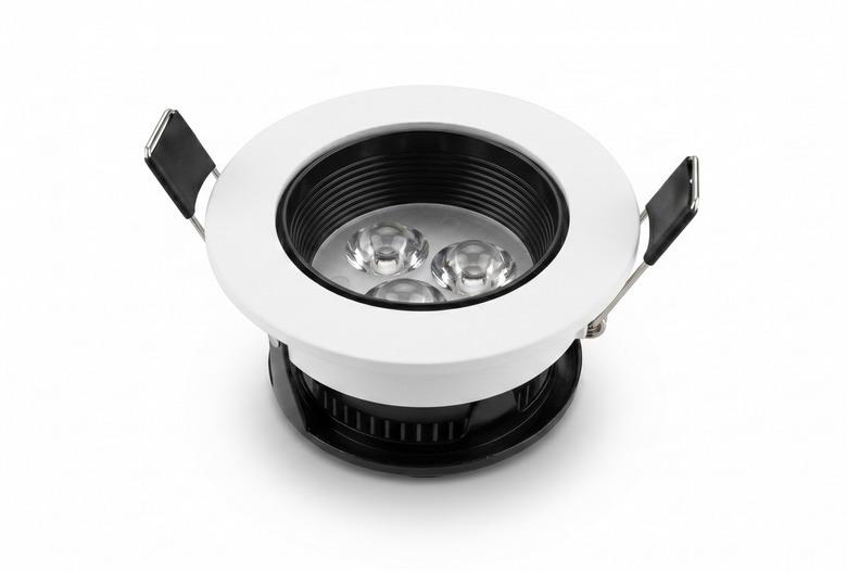 Led rozetna-KD-TCL-3x1W WH/BK krug
