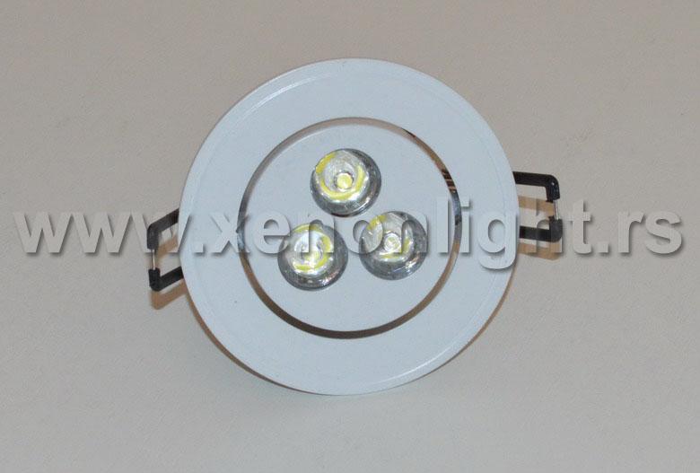 Led rozetna KD-TCL-3x1W krug