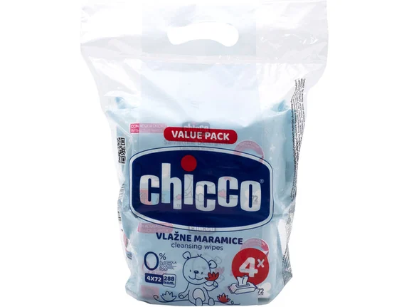 Chicco Vlažne maramice 4 pakovanja 288 kom