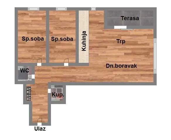 Prodaja, stan, 69m2, Telep, Novi Sad, Novi Sad