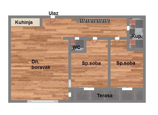 Prodaja, trosoban stan, 65m2, Nova Detelinara, Novi Sad, Novi Sad