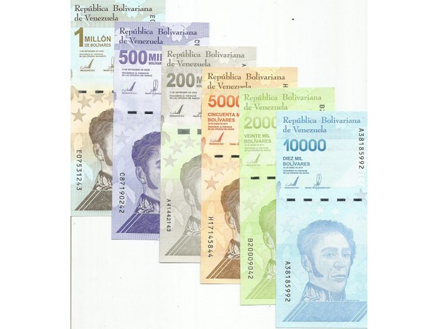 Venezuela 2019/20. Kompletan set UNC