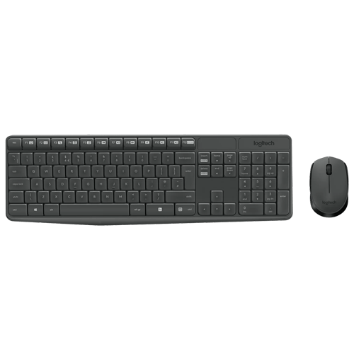 LOGITECH MK235 US Crna Bežična tastatura i miš