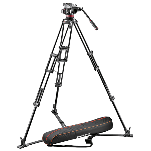 MANFROTTO MVH502A 546GB-1 - Tripod with fluid video head - ideal for HDSLR cameras