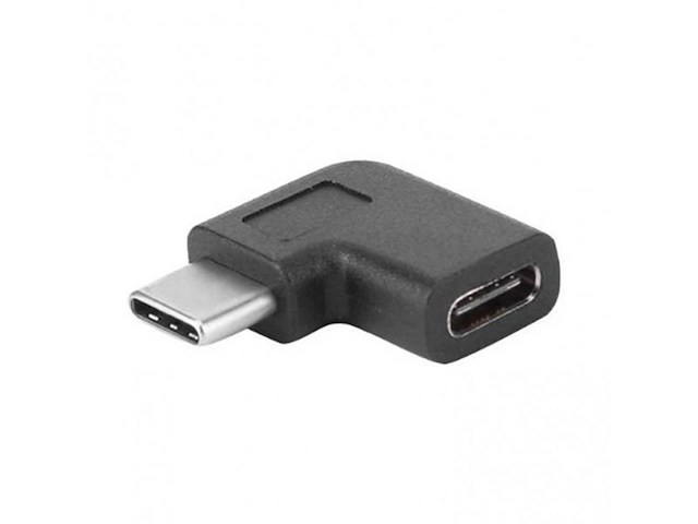 Adapter USB3.1 C M-USB3.1 C F ugaoni desni