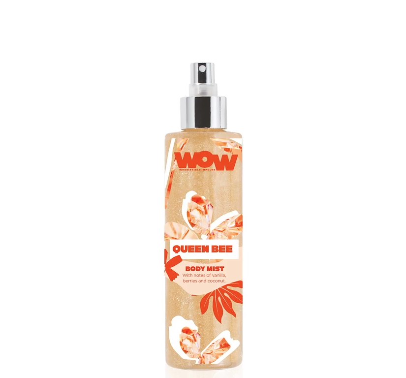 WOW BODY MIST 200ML GLITER QUEEN BEE