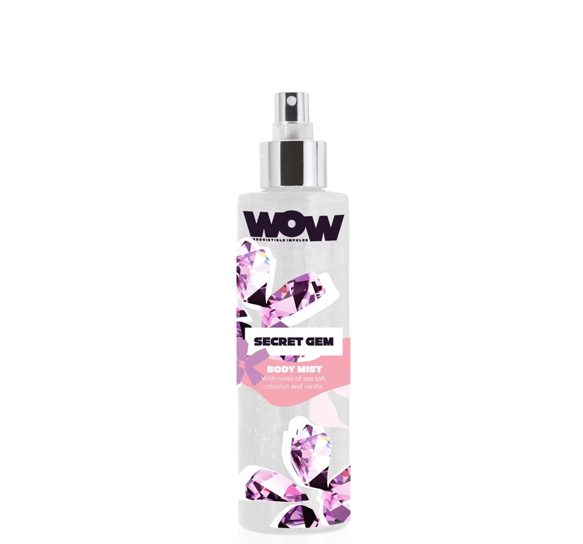 WOW BODY MIST 200ML GLITER SECRET GEM