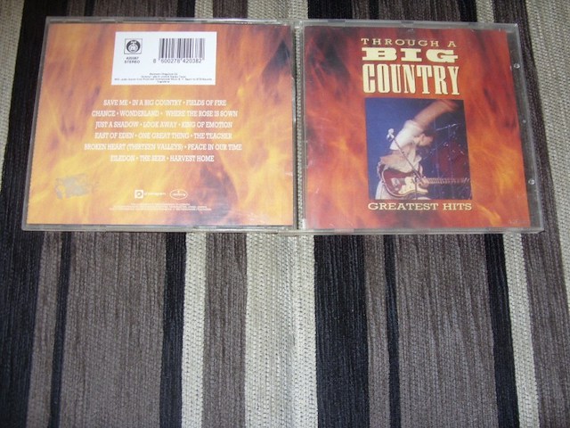 Big Country ‎– Through A Big Country - Greatest Hits CD