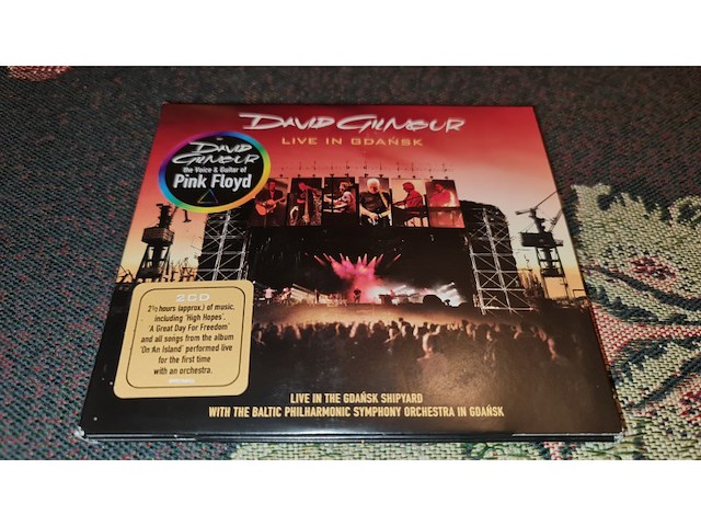 David Gilmour - Live in Gdansk 2CDa , ORIGINAL