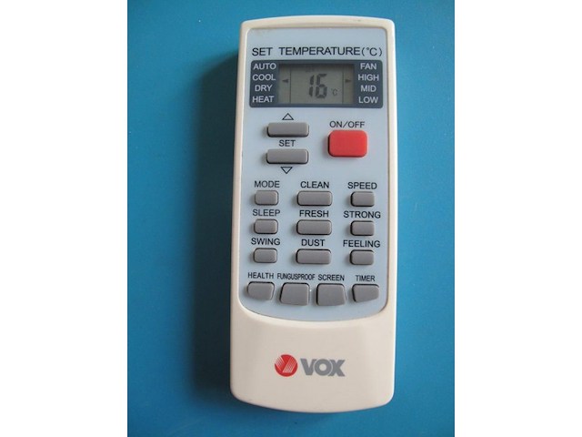 VOX YKR-H/002E - daljinski upravljač za klima uređaj