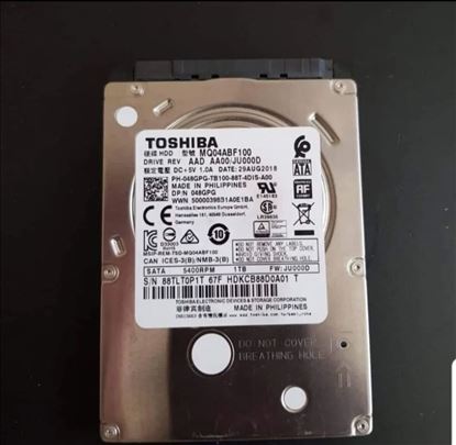 TOSHIBA 1 tb terabajt hdd hard disk laptop