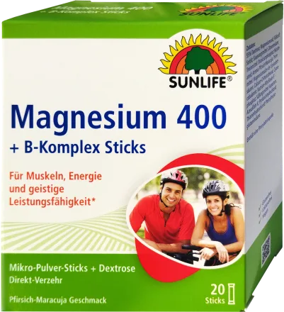 Sunlife
Magnesium 400 + B-komplex direkt u kesicama, 20 kom
Dodatak ishrani