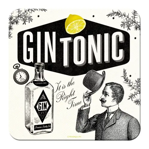 NOSTALGIC ART Metalni podmetač Gin Tonic