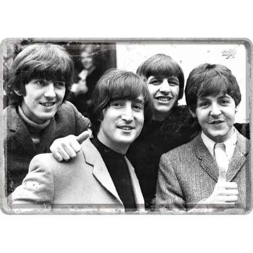 NOSTALGIC ART Metalna razglednica The Beatles - Photo