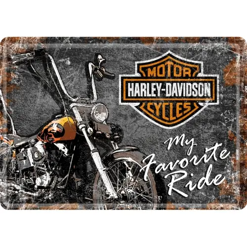 NOSTALGIC ART Metalna razglednica Harley-Davidson Favourite Ride