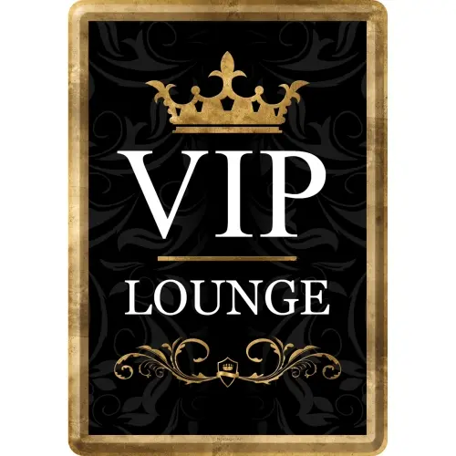 NOSTALGIC ART Metalna razglednica VIP Lounge