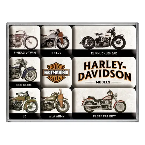 NOSTALGIC ART Set magneta Harley-Davidson - Model Chart 9/1