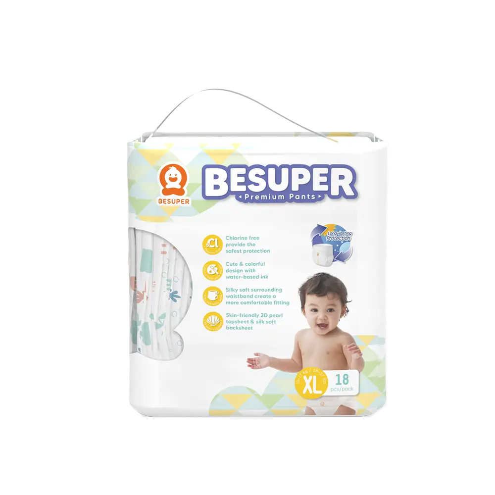 BESUPER PREMIUM Pelene-gaćice XL (13-17 kg) 18/1