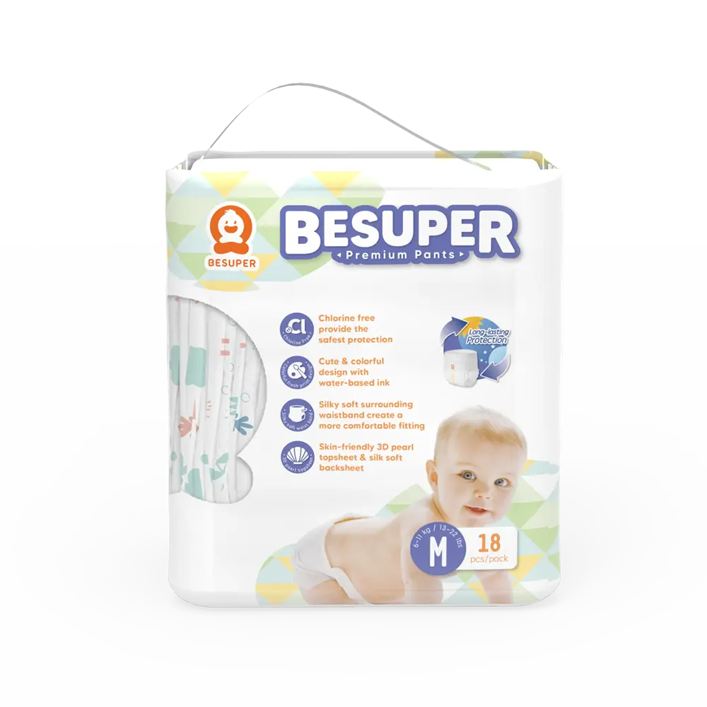 BESUPER PREMIUM Pelene-gaćice M (6-11 kg) 18/1