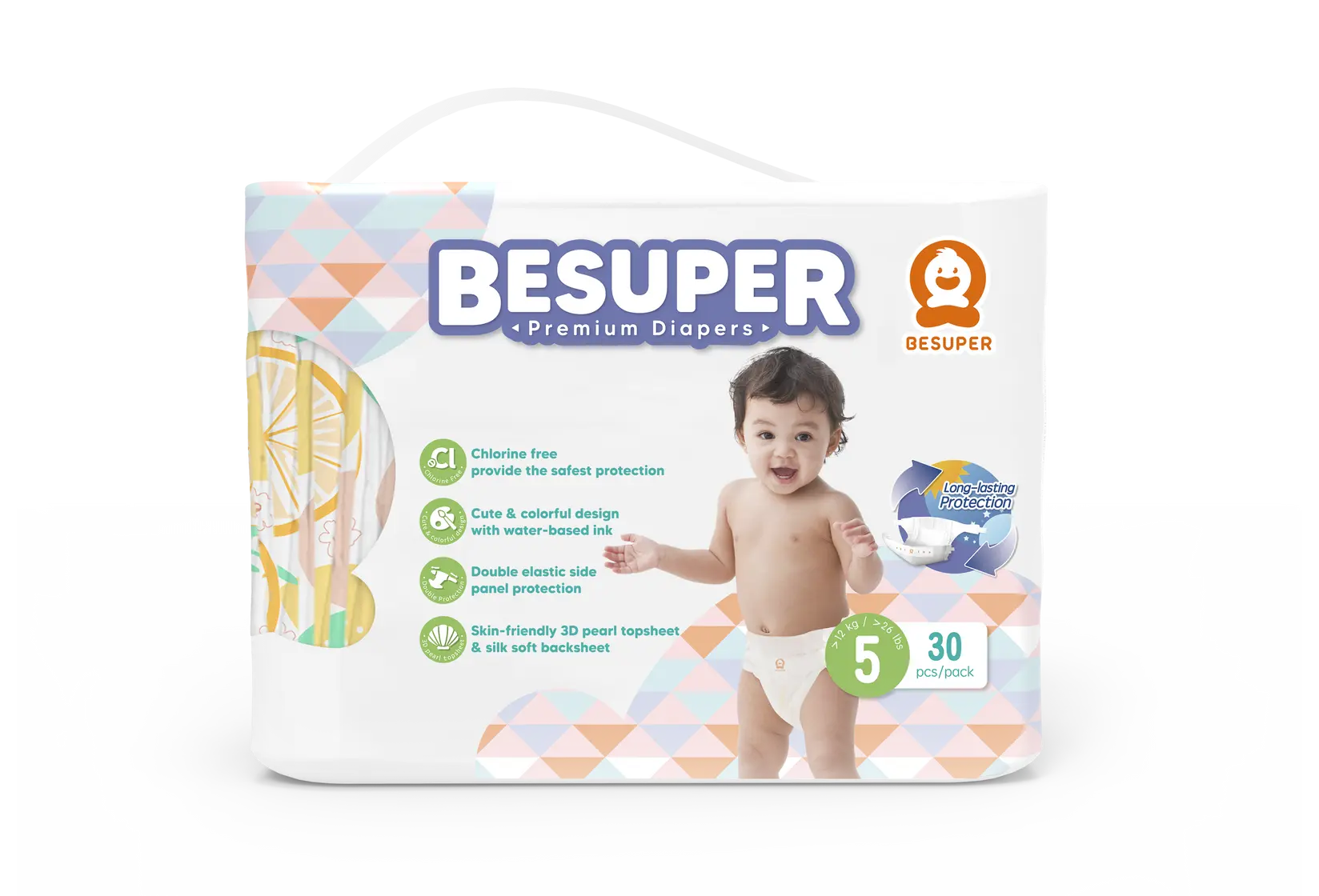 BESUPER PREMIUM Pelene 5 (XL, 12+ kg) 30/1