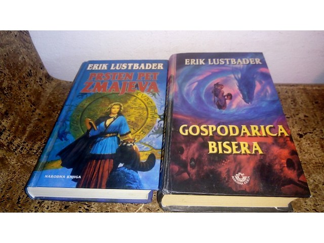 2 knjige triologije Saga o Biseru - Erik Lustbader