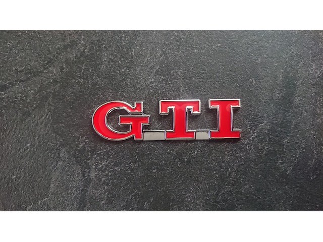 NOVO VW Volkswagen GTI oznaka CRVENA