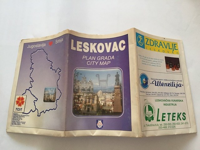 LESKOVAC plan grada