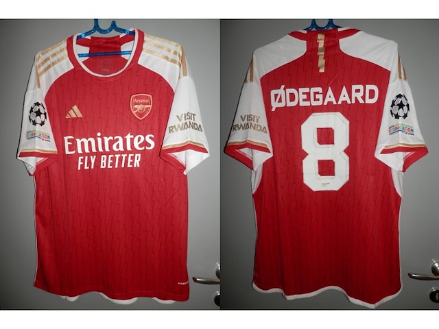 Arsenal dres 2023-24 Martin Odegaard 8 (Liga šampiona)