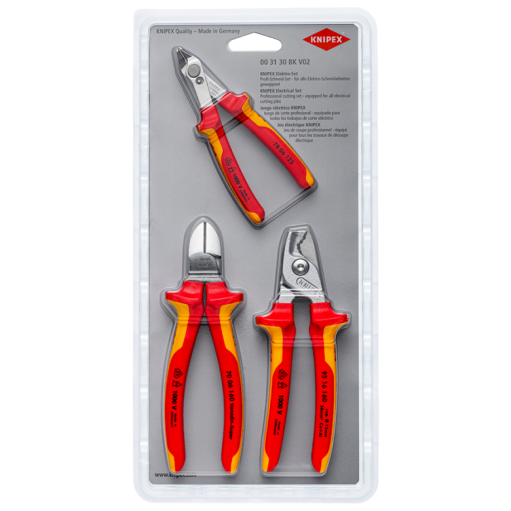 Knipex 00 31 30 BK V03 3-delni električarski set