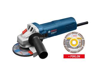 Bosch GWS 750-125 + poklon dijamantska ploča; mala ugaona brusilica 750W; 125mm (060139400D)