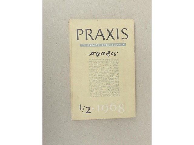 Praxis, 1/2. 1968. god.
