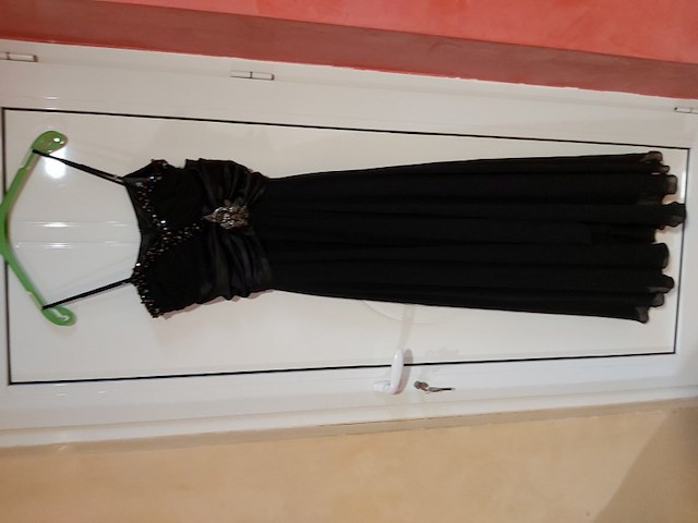 Crna elegantna haljina NEW POZ