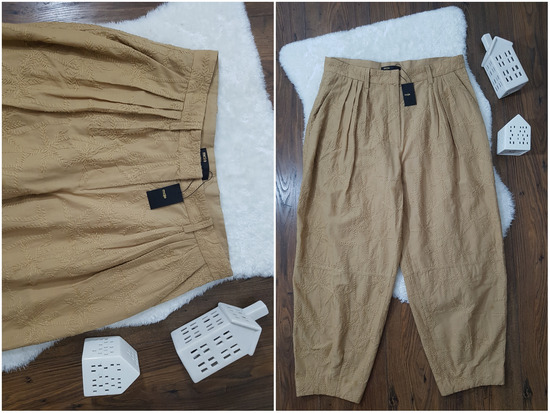 Maje * 42 * vezene pantalone baggy * NOVO