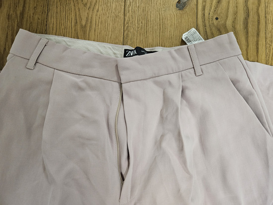 Bebi roze poslovne pantalone Novo