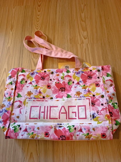 Chicago roze torba