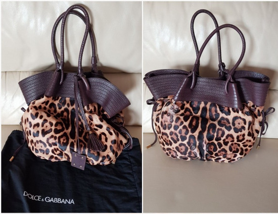 Dolce & Gabbana torba, or. poni dlaka/koža