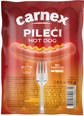 PILECI HOT DOG 95G CARNEX
PILECI HOT DOG 95G CARNEX