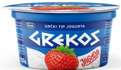 JOGURT VOCNI GREKOS JAGODA 150G CASA
JOGURT VOCNI GREKOS JAGODA 150G CASA